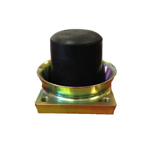 Stop Buffers: Single Fixing Studs and Mounting Plates - GMT Rubber